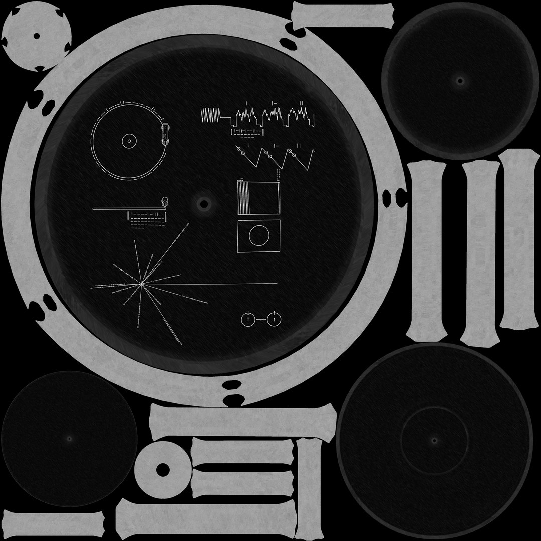 Golden Record 3D - TurboSquid 1615841