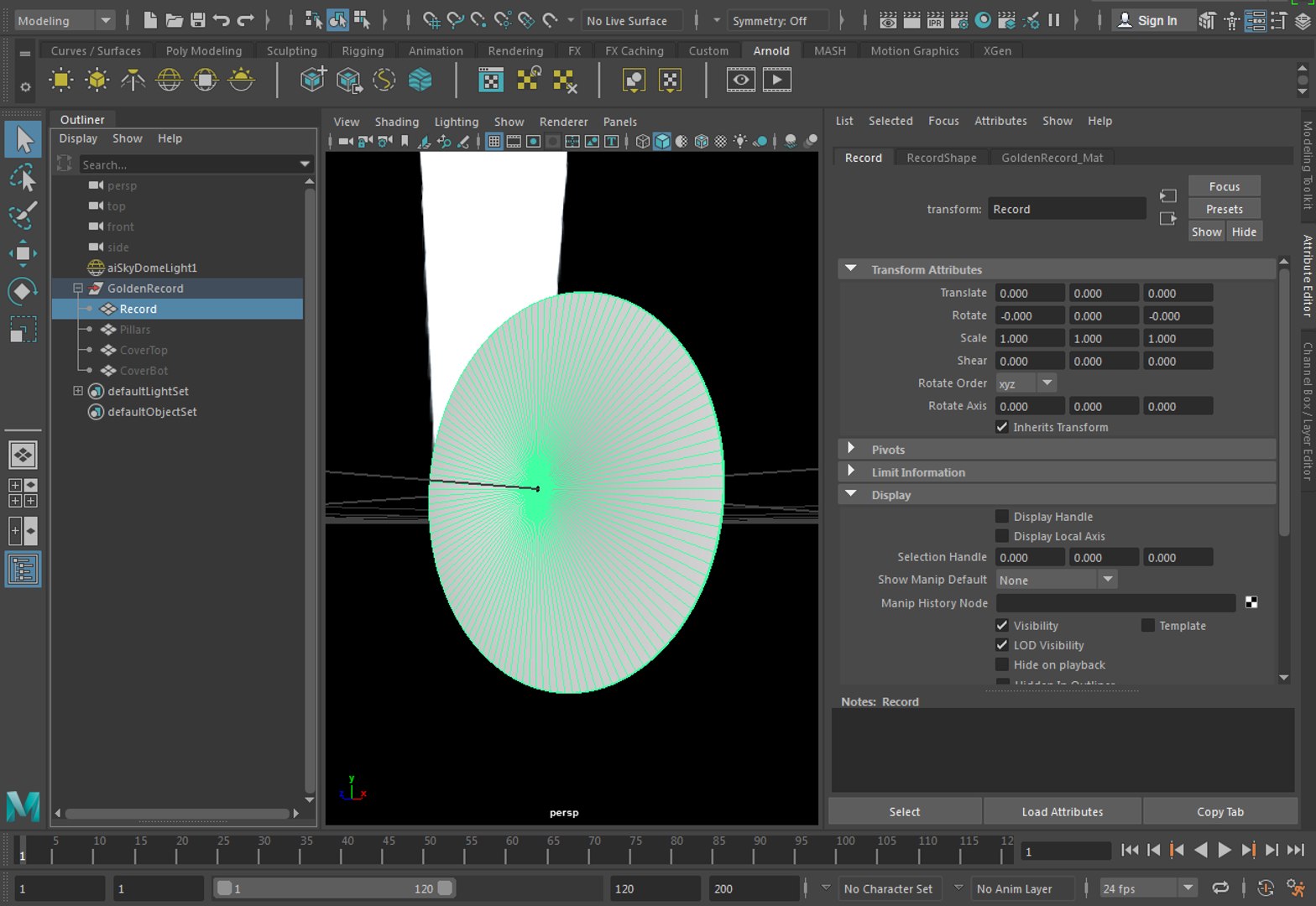 Golden Record 3D - TurboSquid 1615841