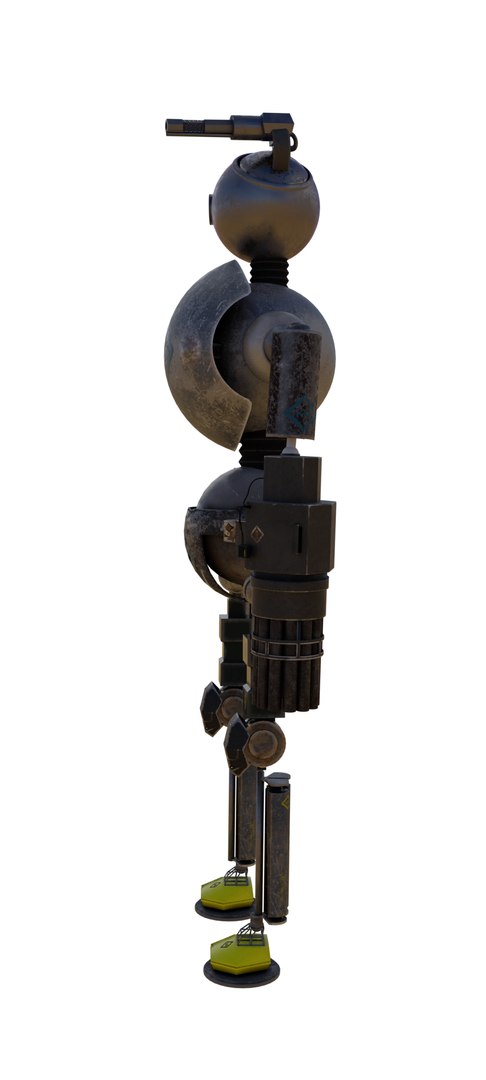 Free 3D Robots Gun - TurboSquid 1215372