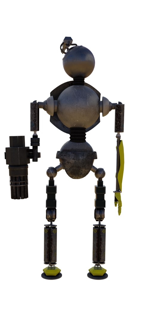 Free 3D Robots Gun - TurboSquid 1215372