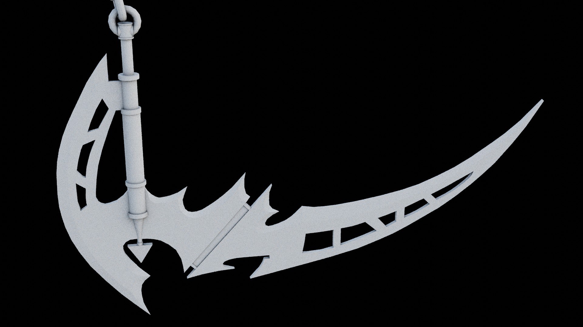 3D model Chain Flail Blade Weapon - TurboSquid 1819863