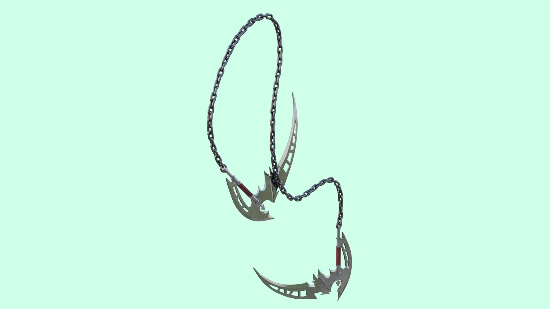 3D model Chain Flail Blade Weapon - TurboSquid 1819863