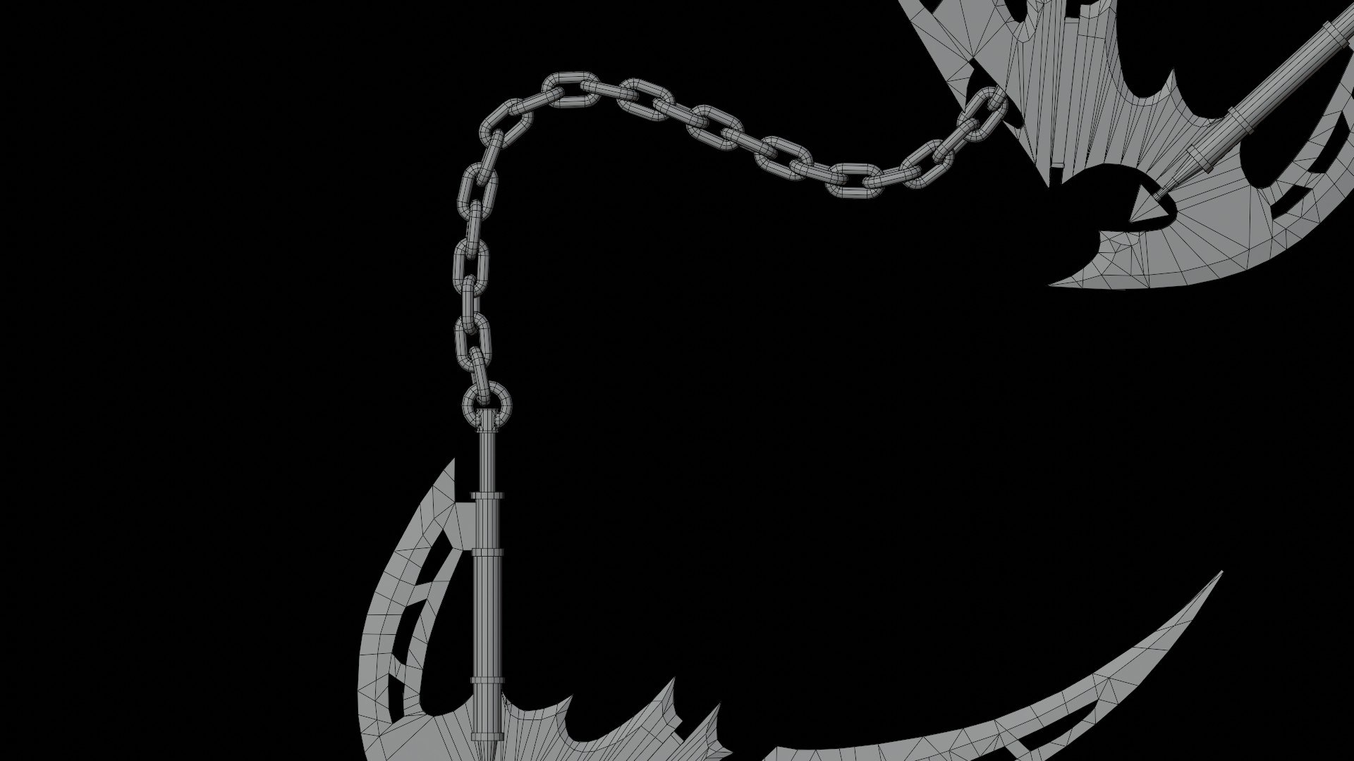 3D model Chain Flail Blade Weapon - TurboSquid 1819863