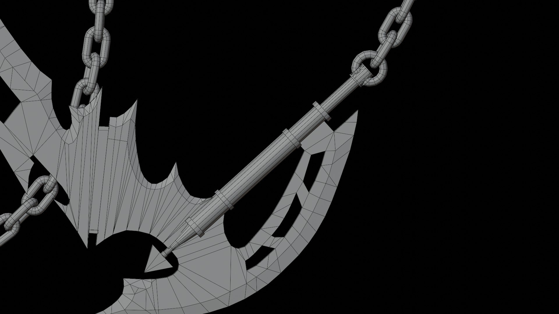 3D model Chain Flail Blade Weapon - TurboSquid 1819863