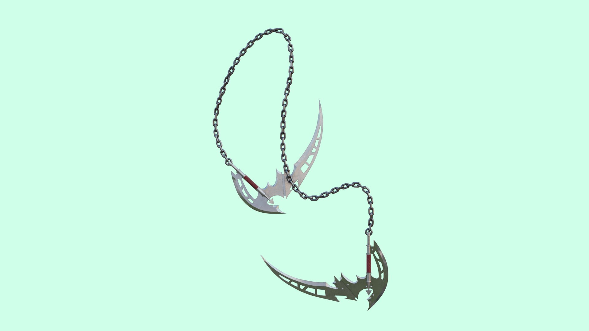 3D model Chain Flail Blade Weapon - TurboSquid 1819863