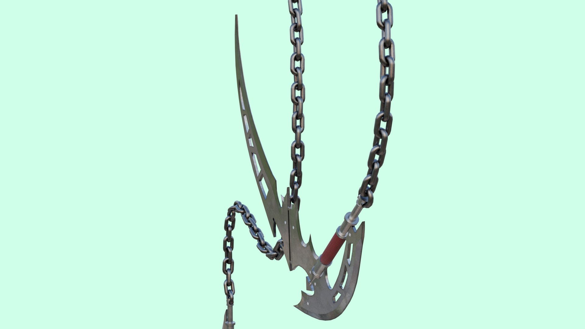 3D model Chain Flail Blade Weapon - TurboSquid 1819863