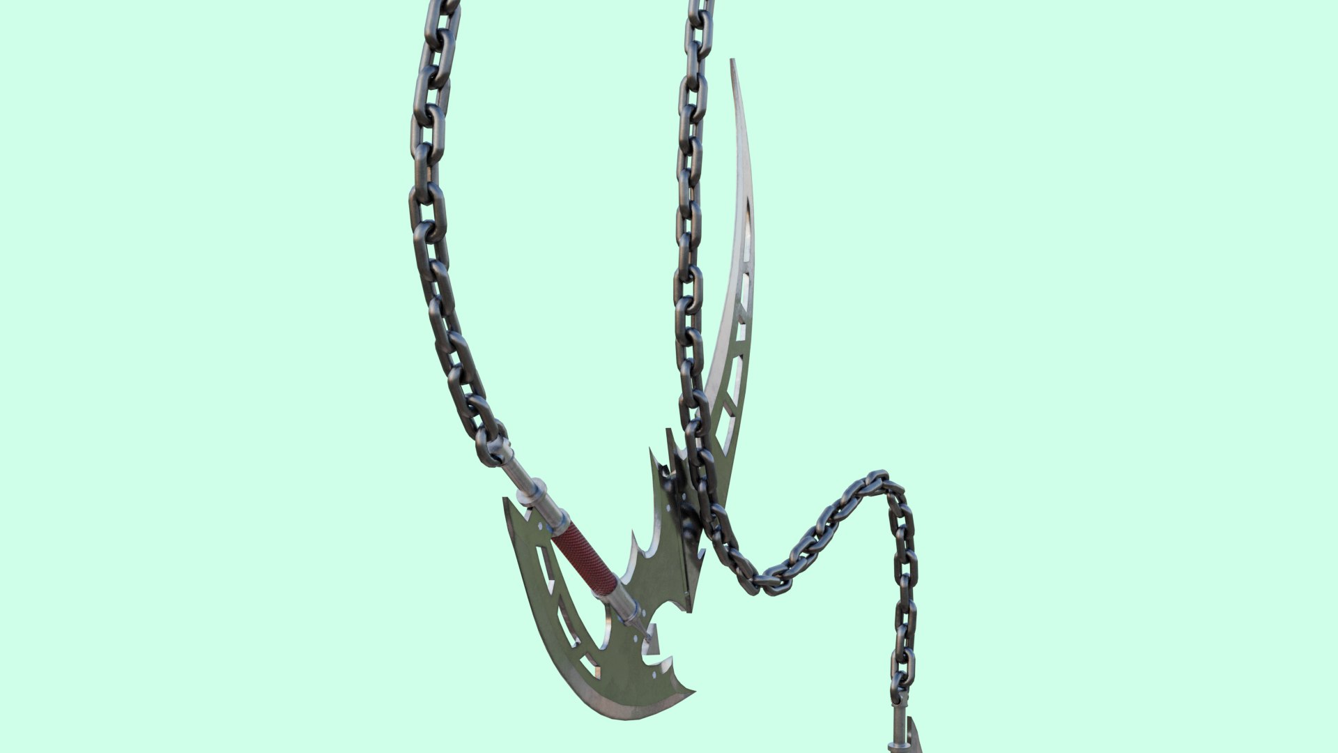3D model Chain Flail Blade Weapon - TurboSquid 1819863