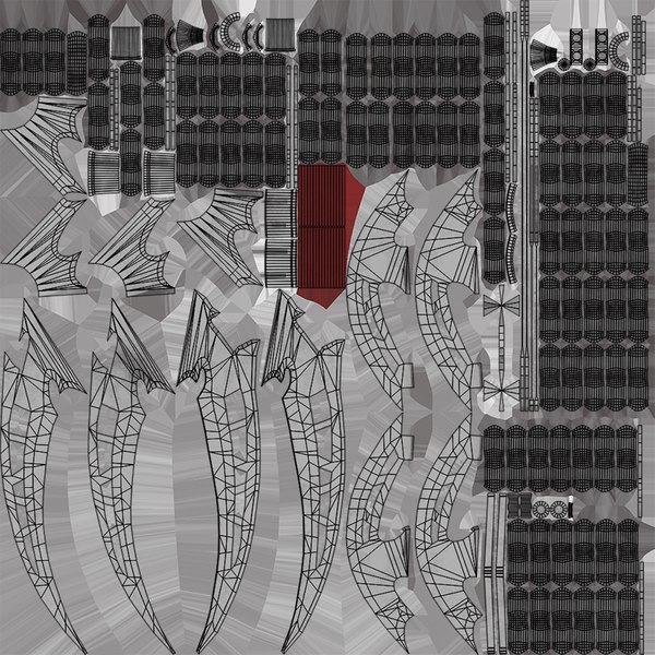 modelo 3d Arma de hoja de mayal de cadena - TurboSquid 1819863