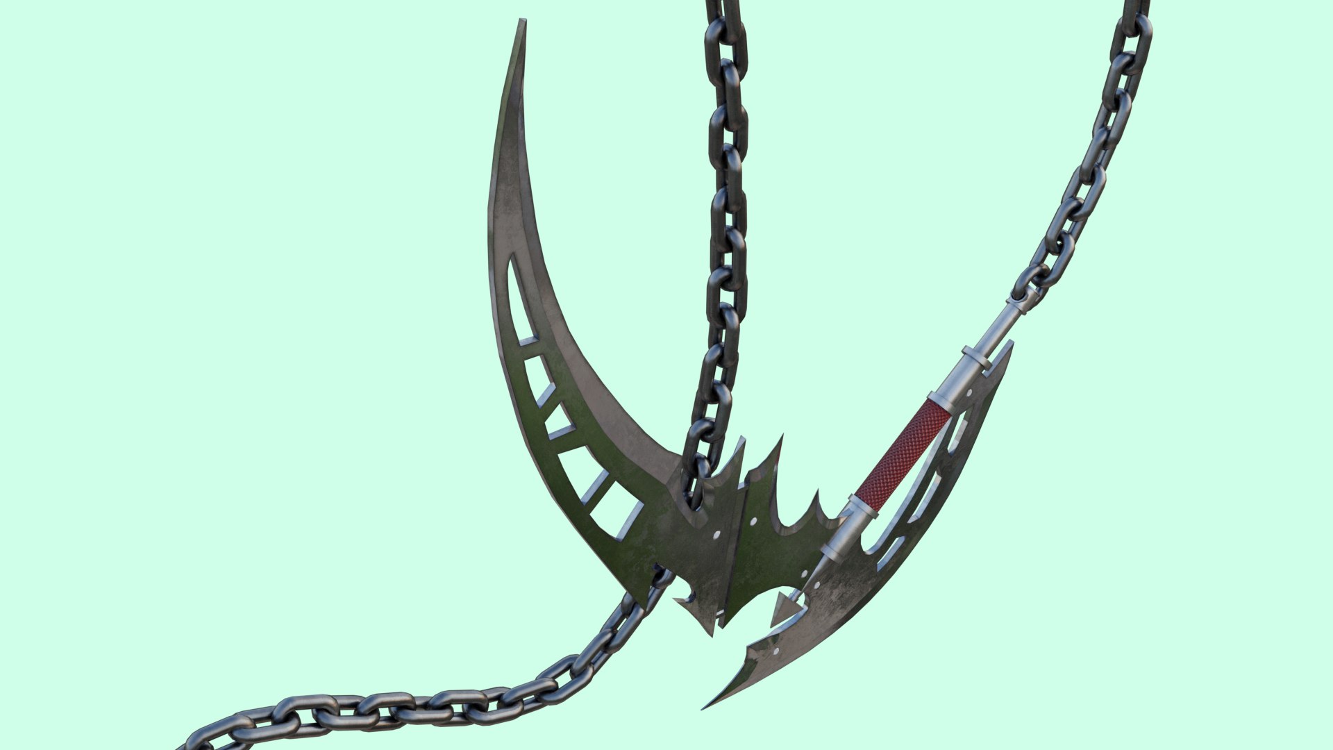 3D model Chain Flail Blade Weapon - TurboSquid 1819863