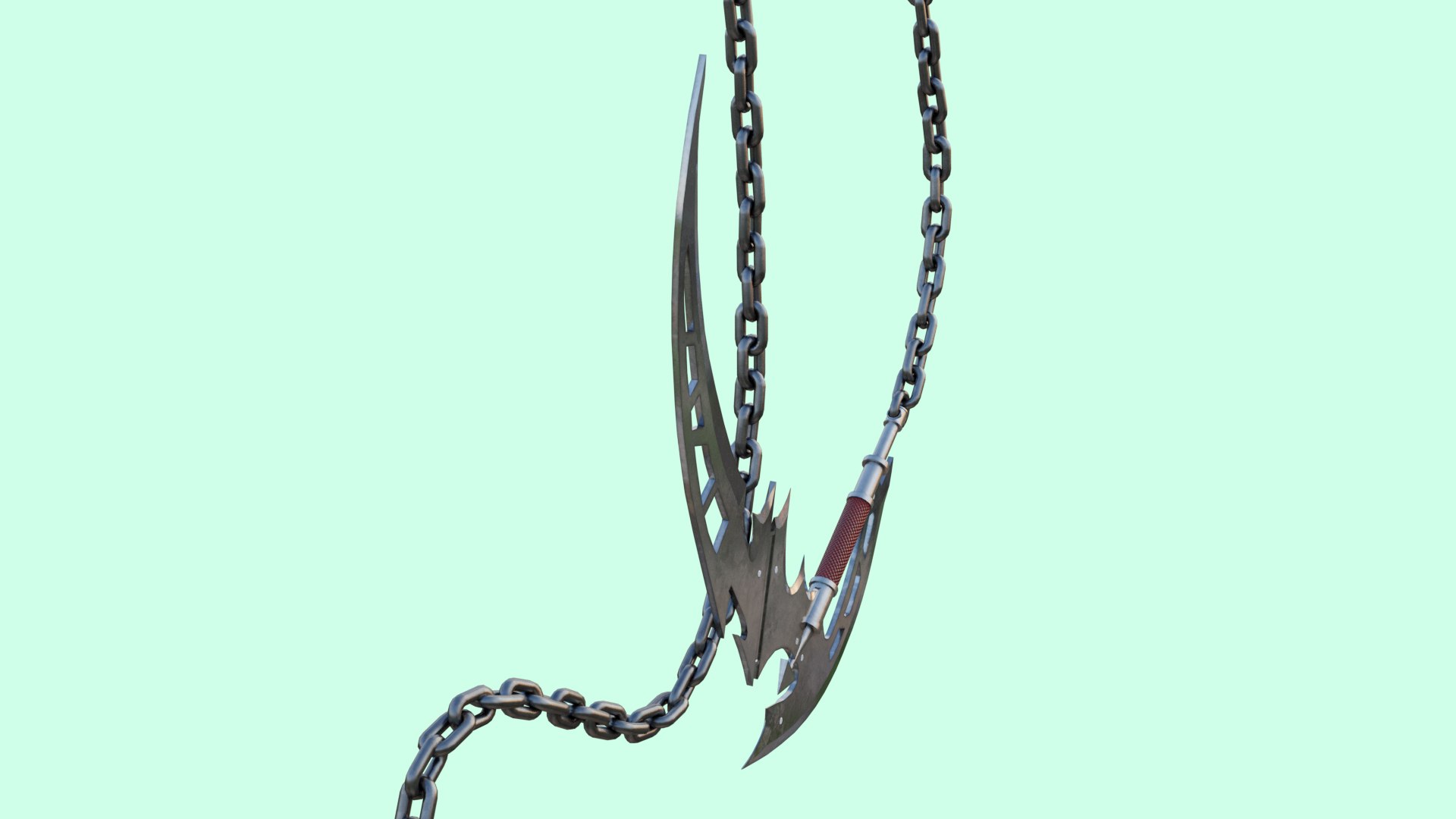 3D model Chain Flail Blade Weapon - TurboSquid 1819863