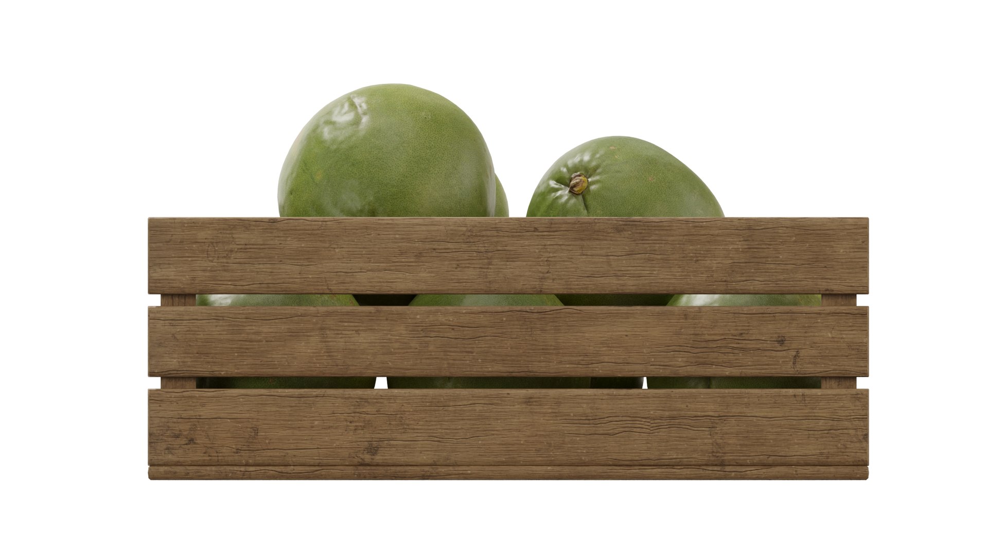 3D Pomelo Crates Model - TurboSquid 1967166