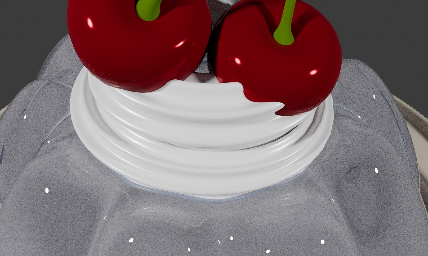 Jelly On Plate Model - TurboSquid 2226173