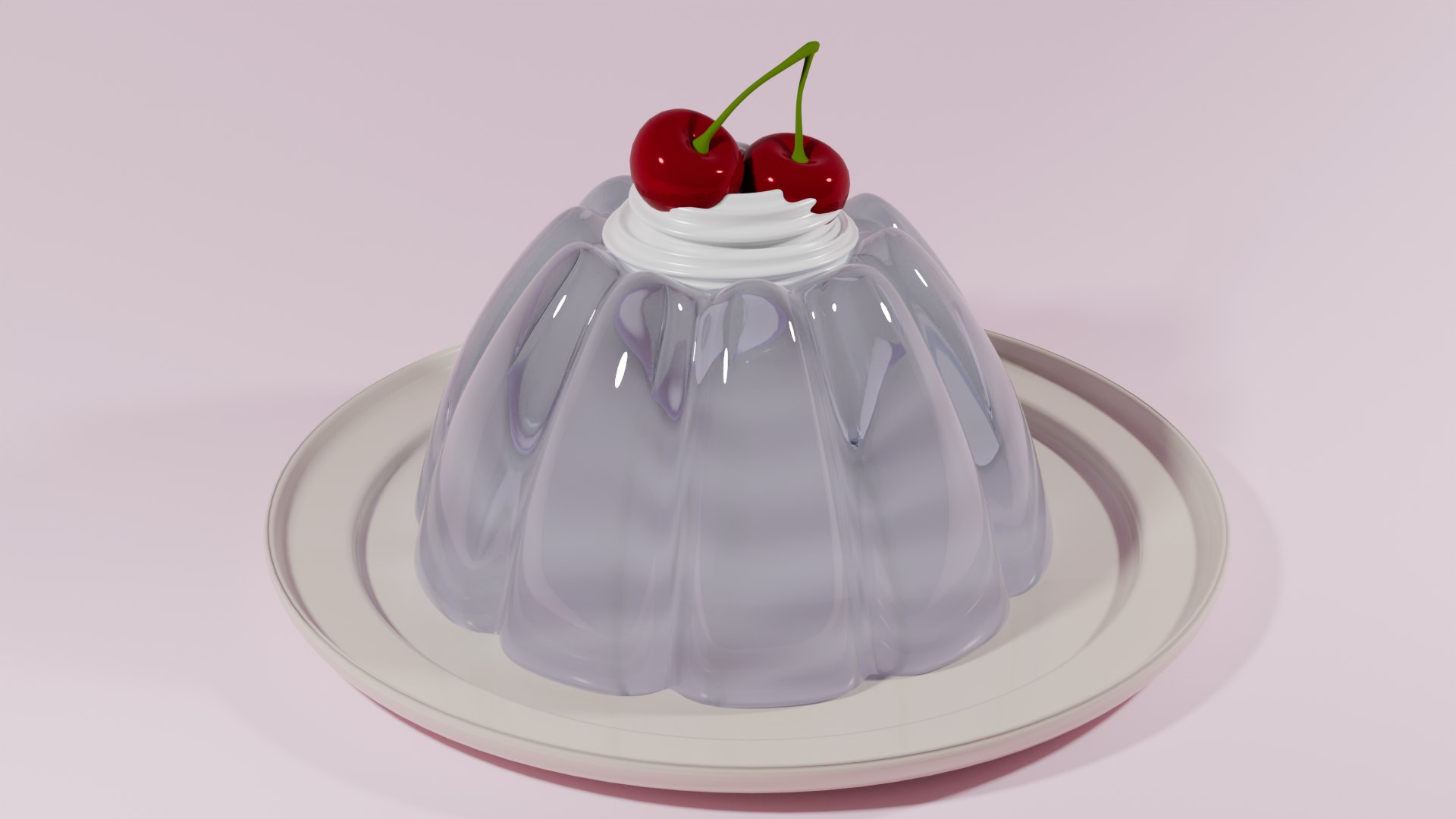 Jelly On Plate Model - TurboSquid 2226173