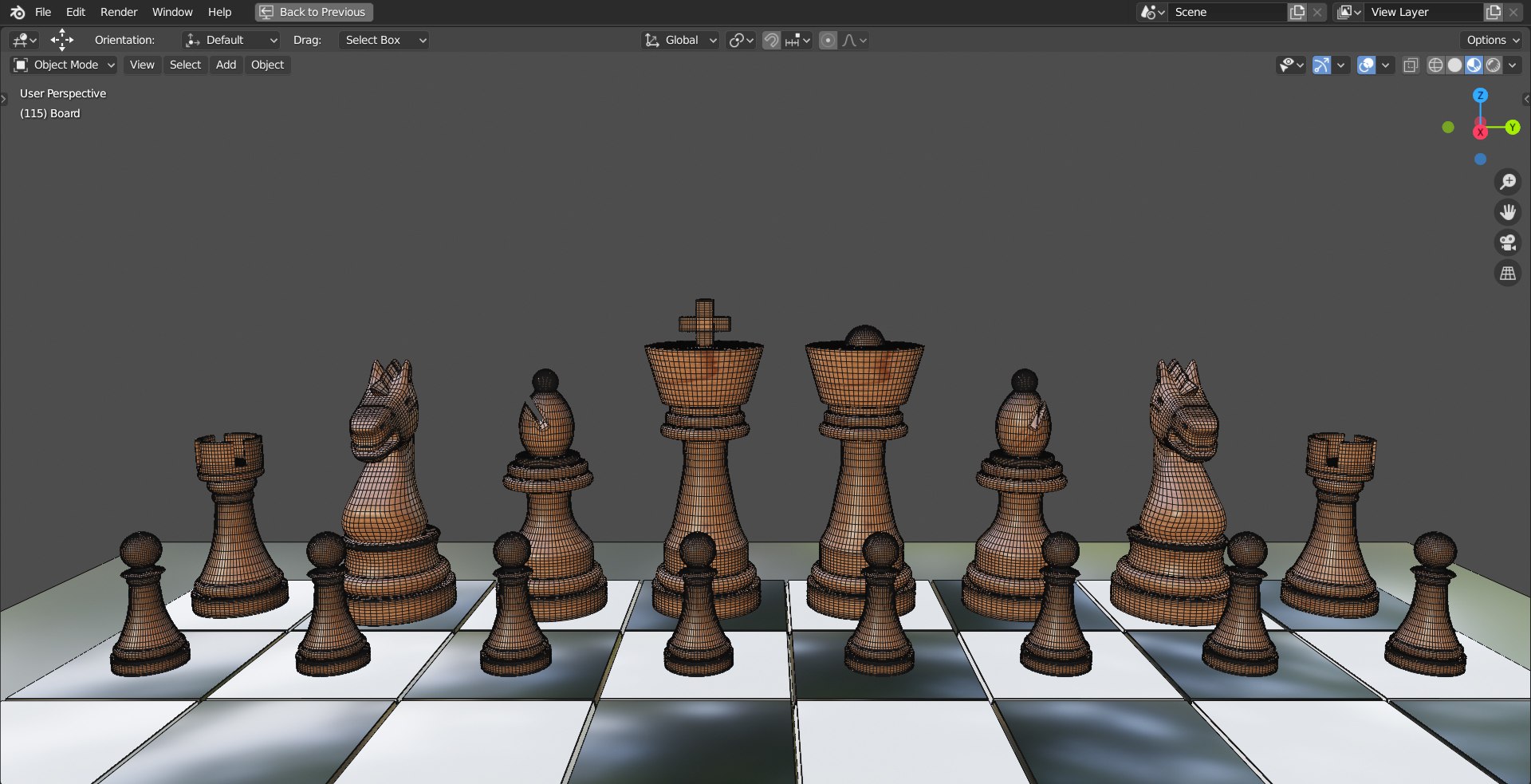 3D Wooden Chess Model - TurboSquid 1548453