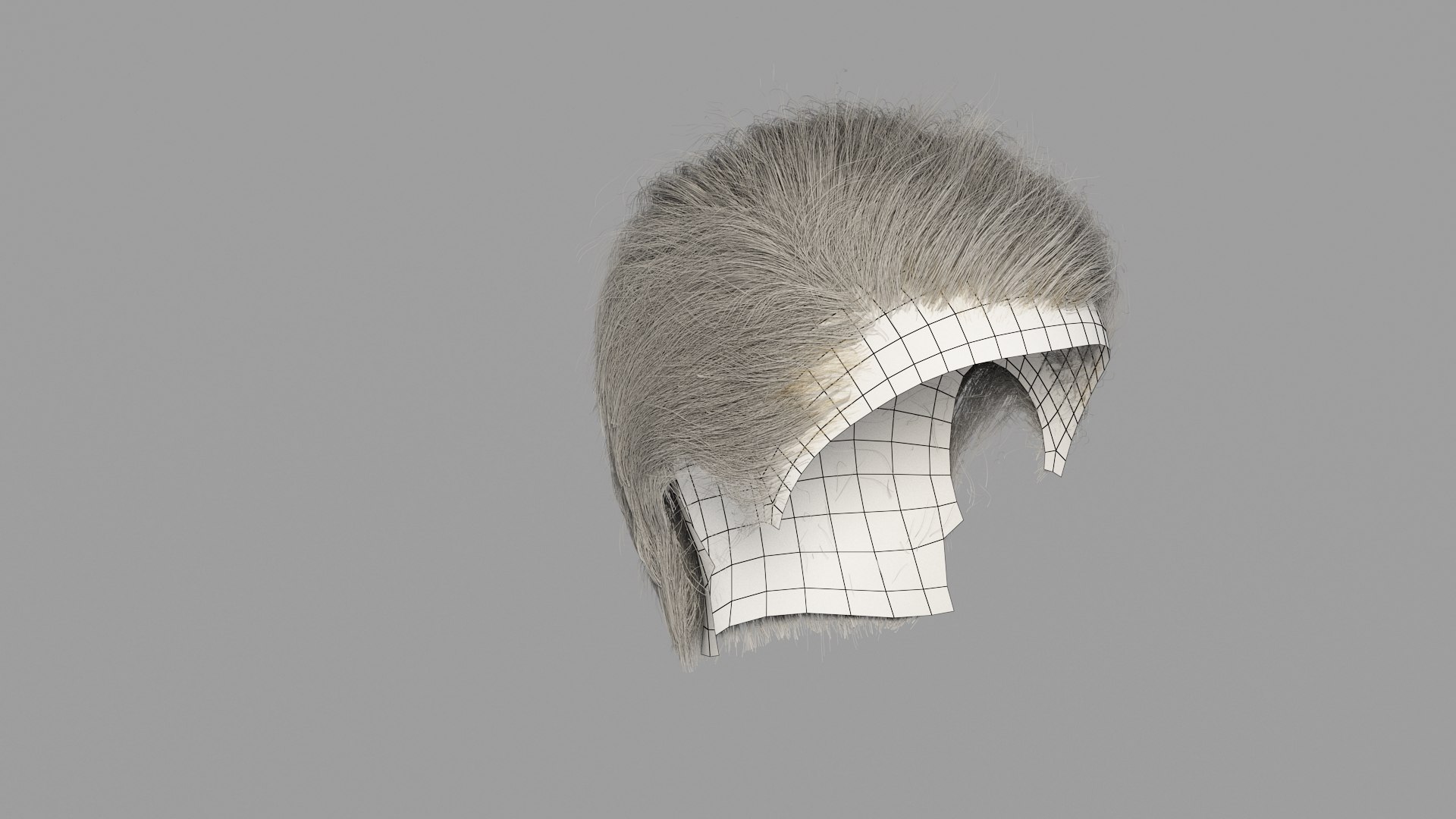3D Realistical Hairstyle Human Hair Model - TurboSquid 1542880