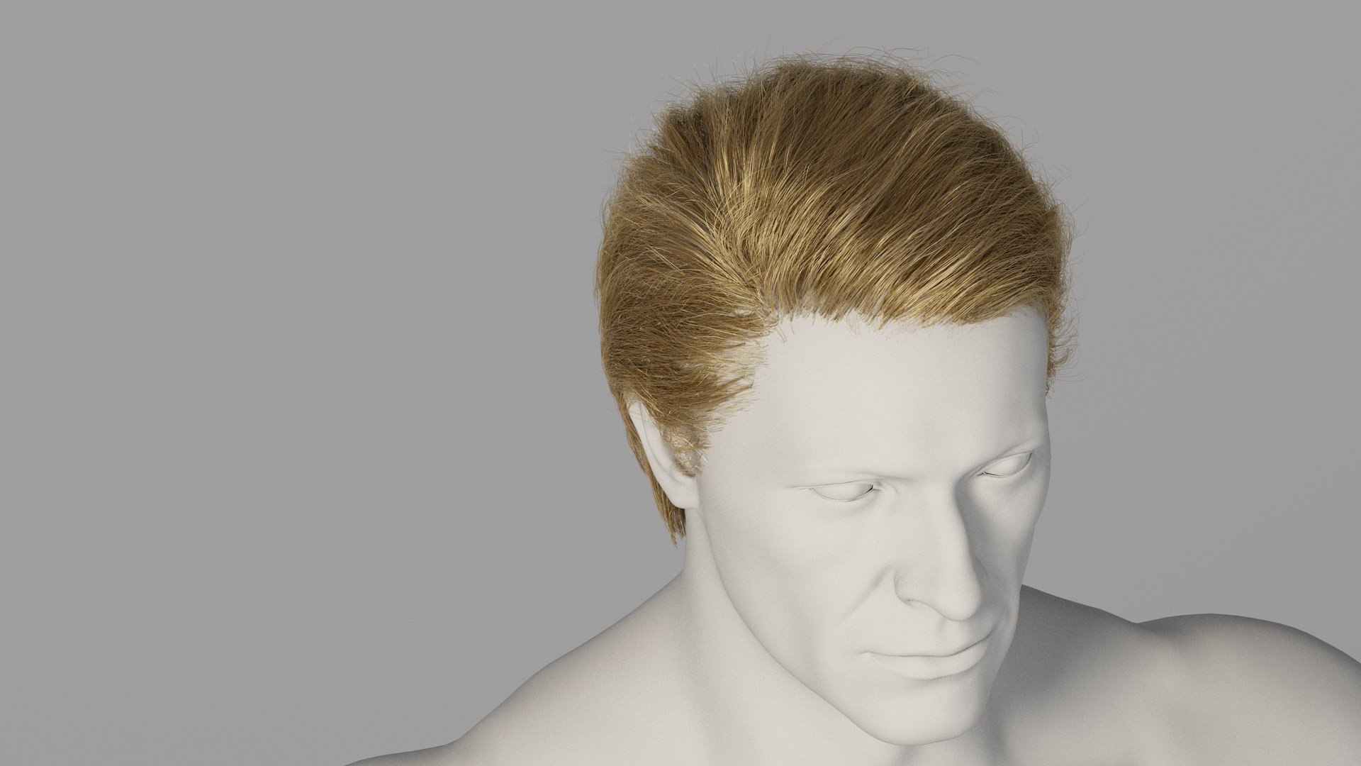 3D Realistical Hairstyle Human Hair Model - TurboSquid 1542880
