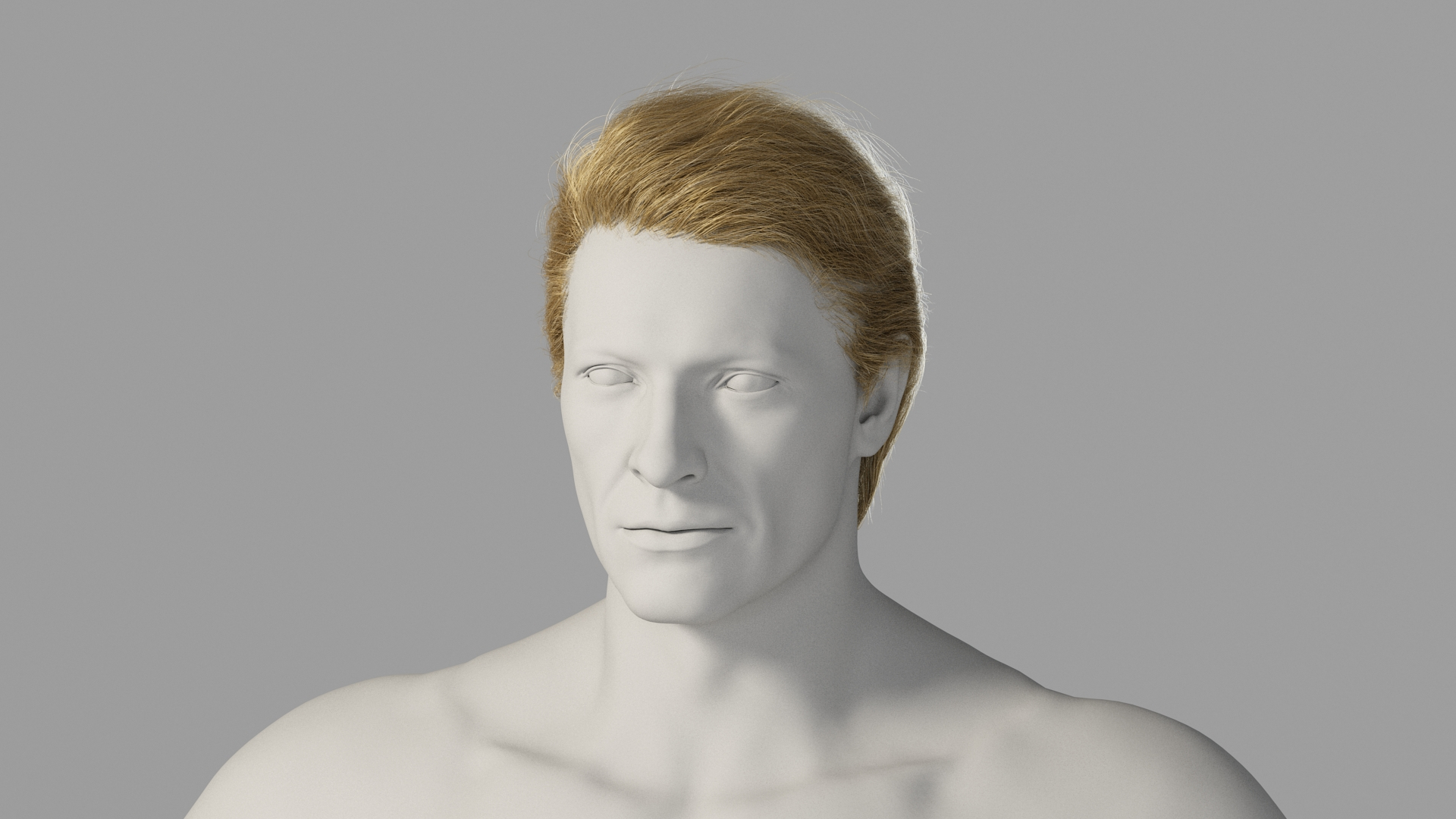 3D Realistical Hairstyle Human Hair Model - TurboSquid 1542880