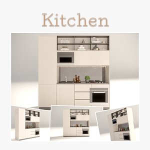 Kitchenette 3D Models for Download | TurboSquid