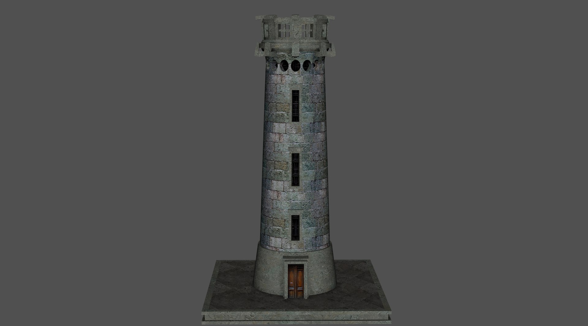 Free 3D Ancient Tower Model - TurboSquid 2308763