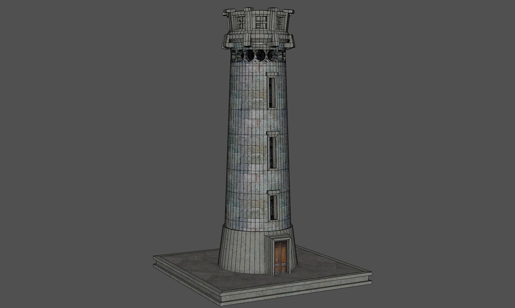 Free 3D Ancient Tower Model - TurboSquid 2308763