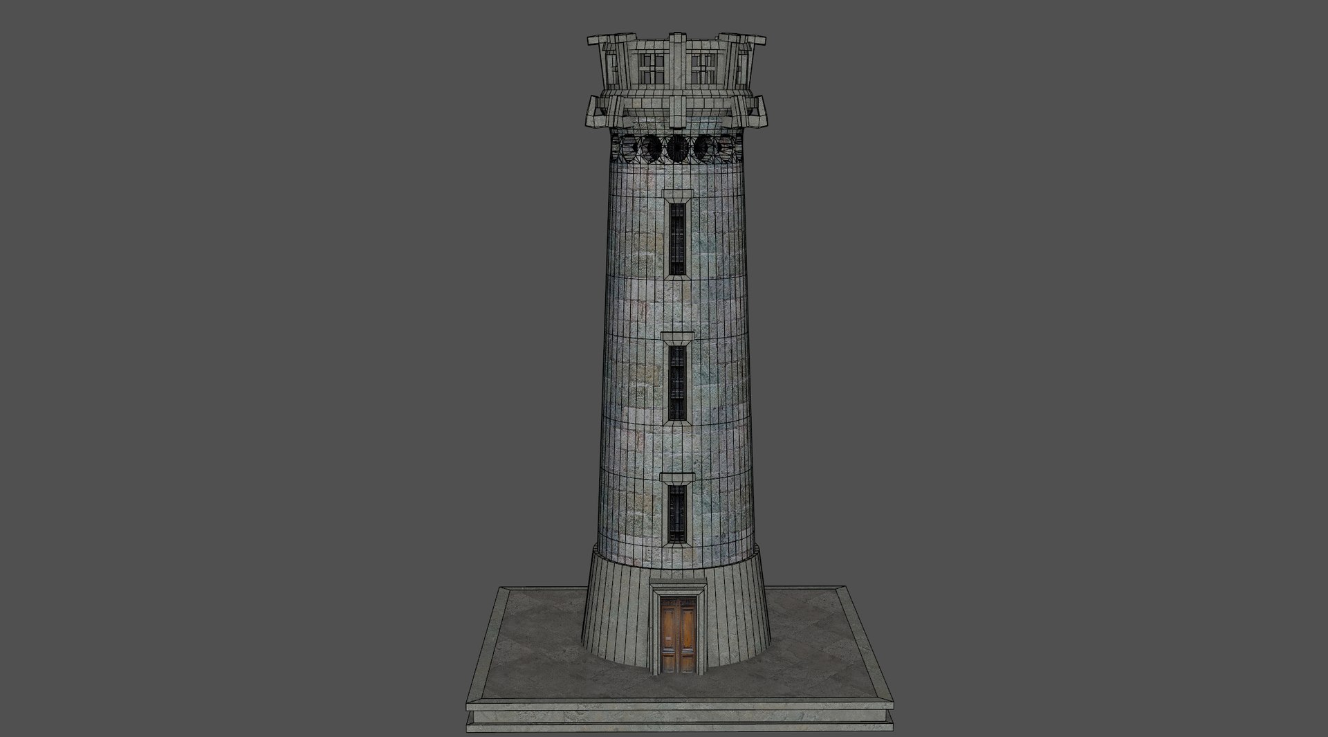 Free 3D Ancient Tower Model - TurboSquid 2308763