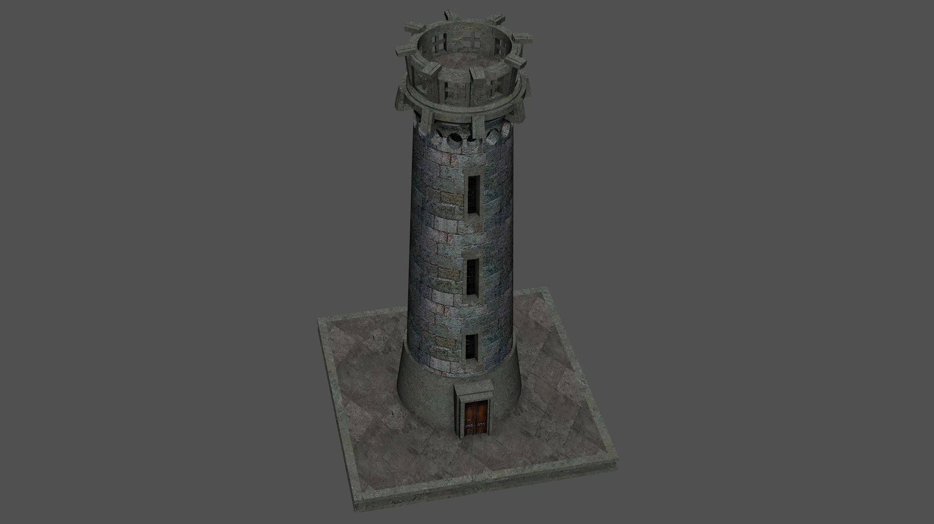Free 3D Ancient Tower Model - TurboSquid 2308763