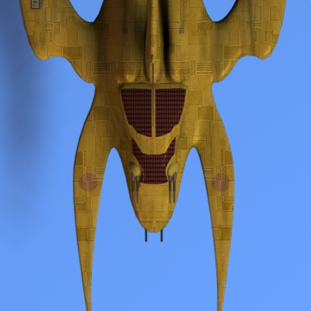 High-res Drax Ship 3d Max