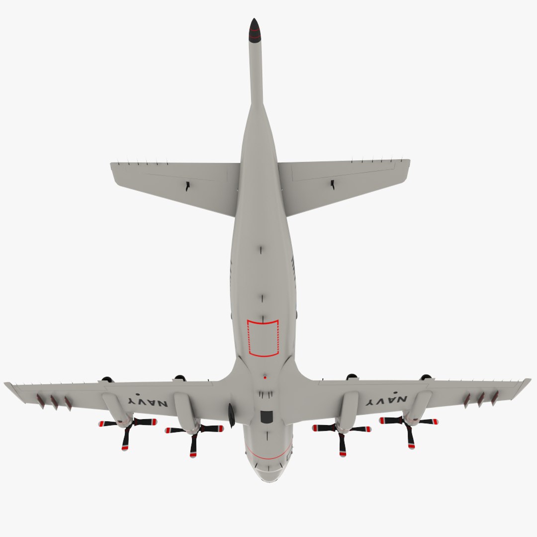 3d Model Of Lockheed P3 Orion Military