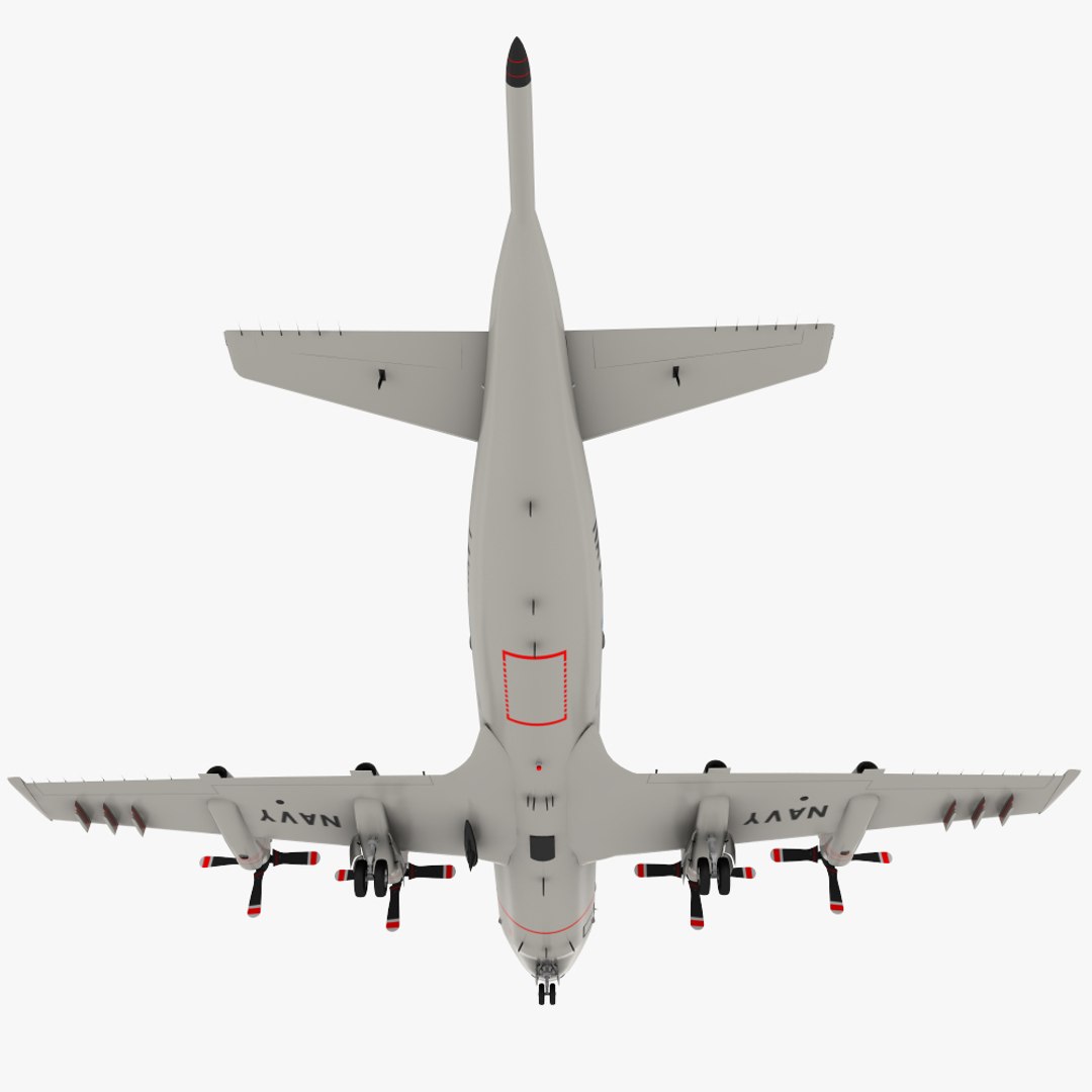3d Model Of Lockheed P3 Orion Military