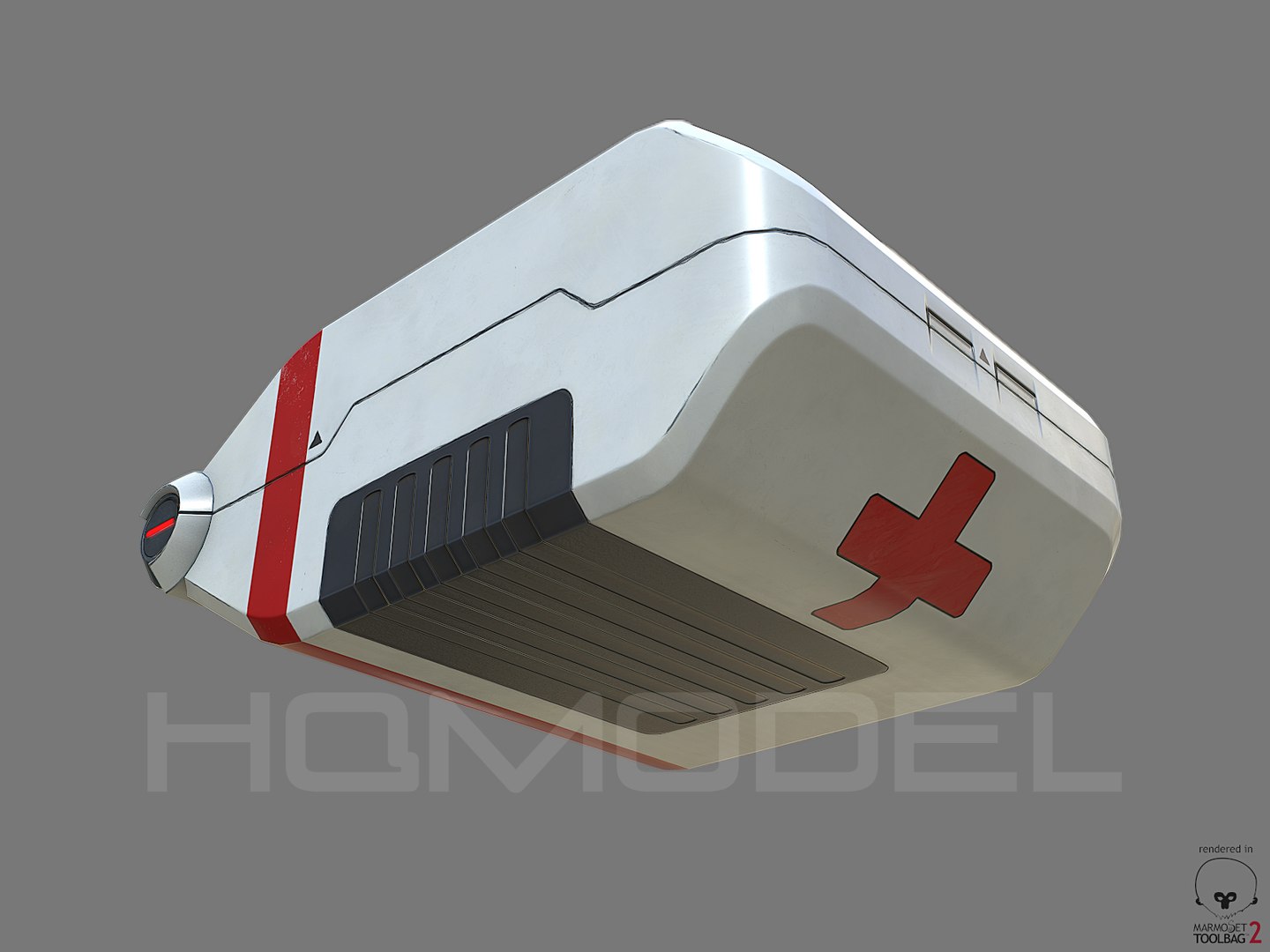 Doctor Case Pbr Sci-fi 3d Obj