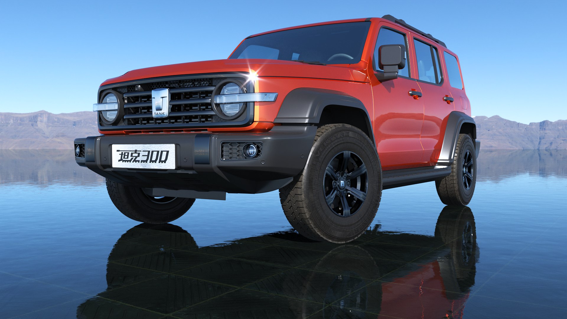 3D WEY TANK 300 - TurboSquid 1970068