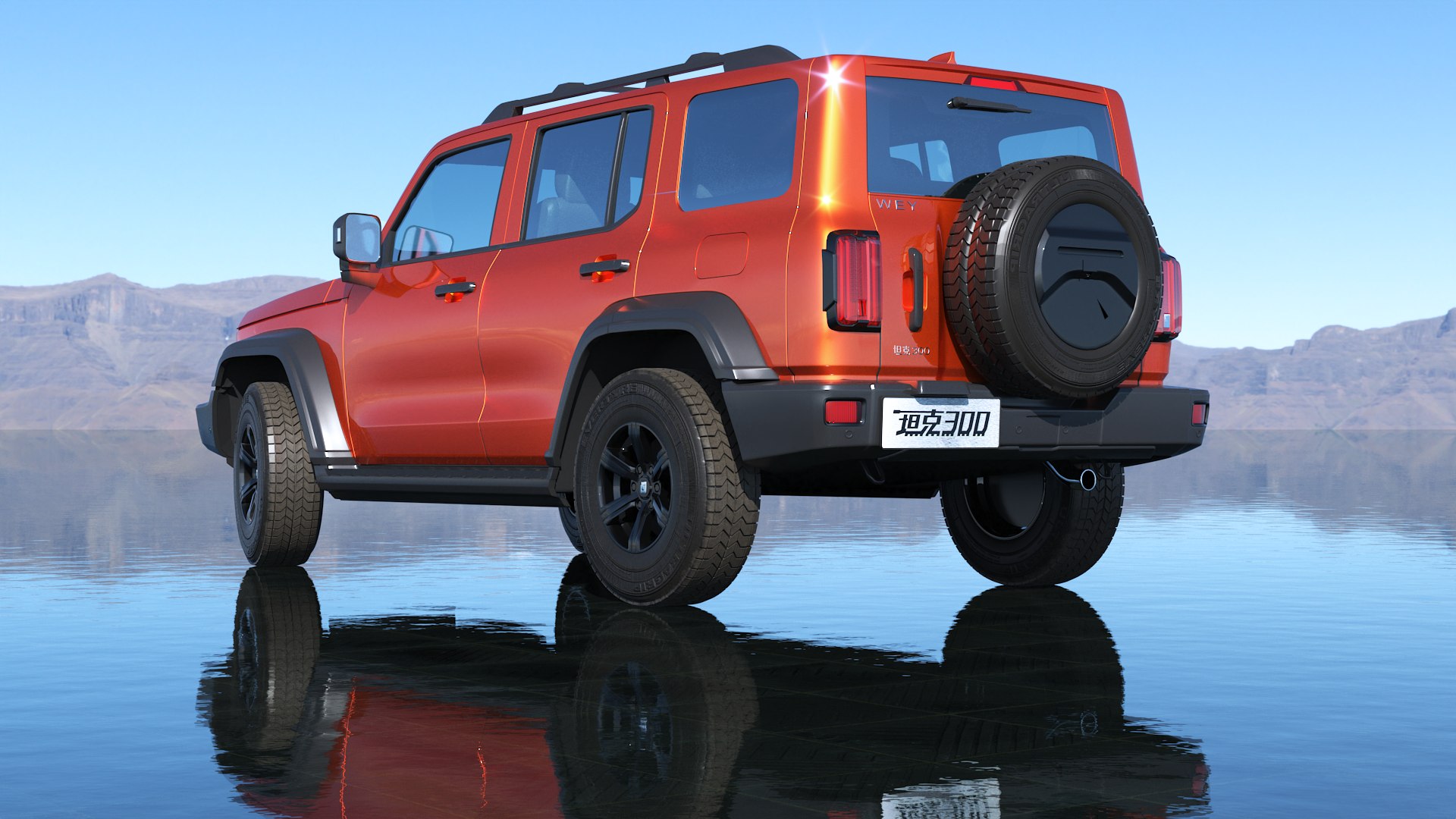 3D WEY TANK 300 - TurboSquid 1970068