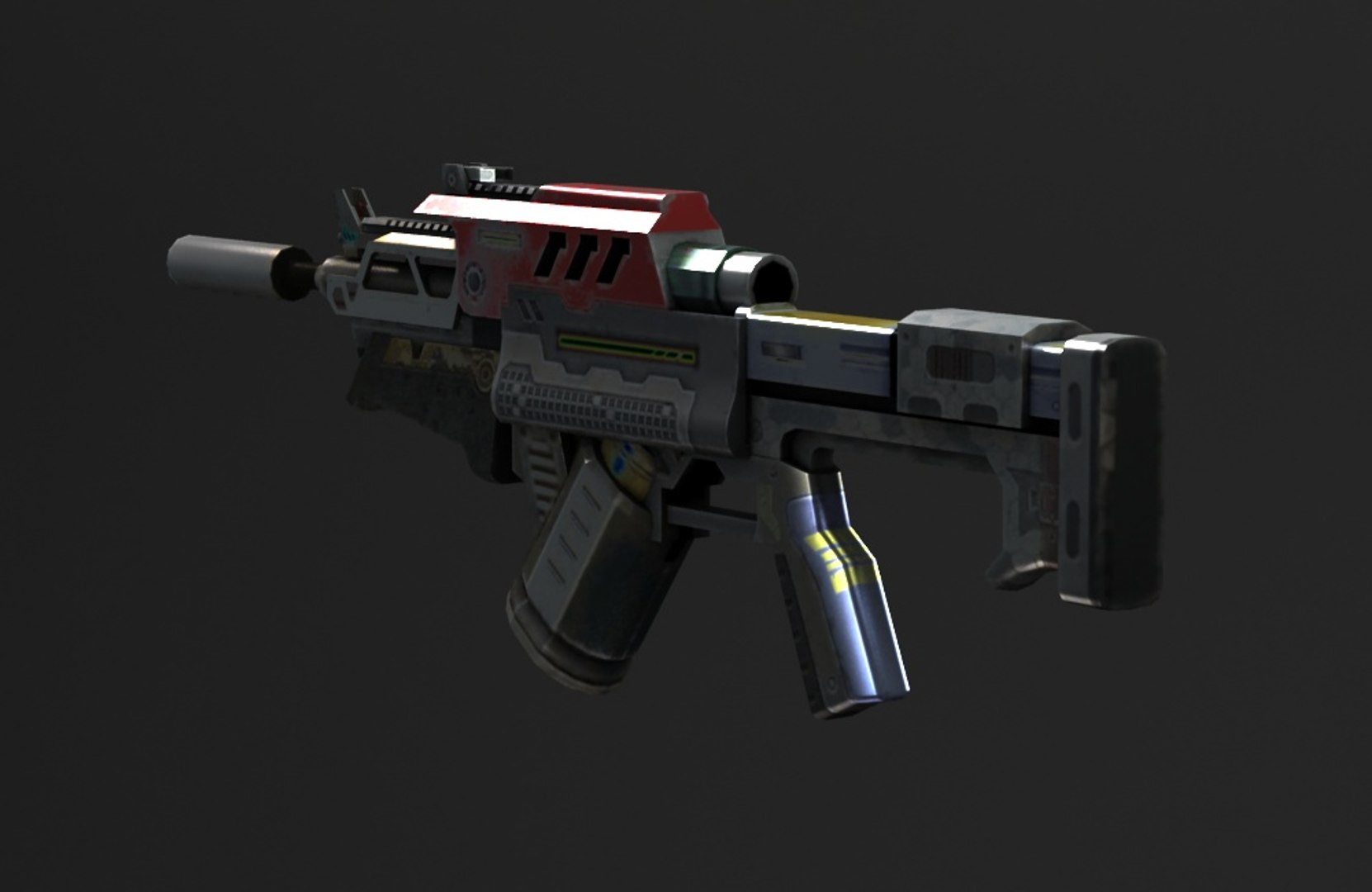 3D Sci-fi Firearms Laser Aliens Model - TurboSquid 1653350