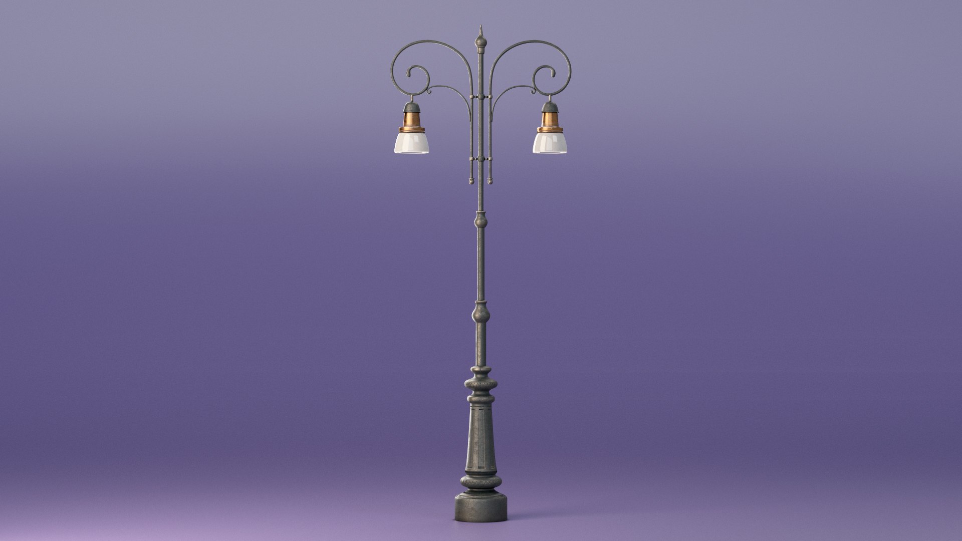 3D Street Lamp Model - TurboSquid 1479159