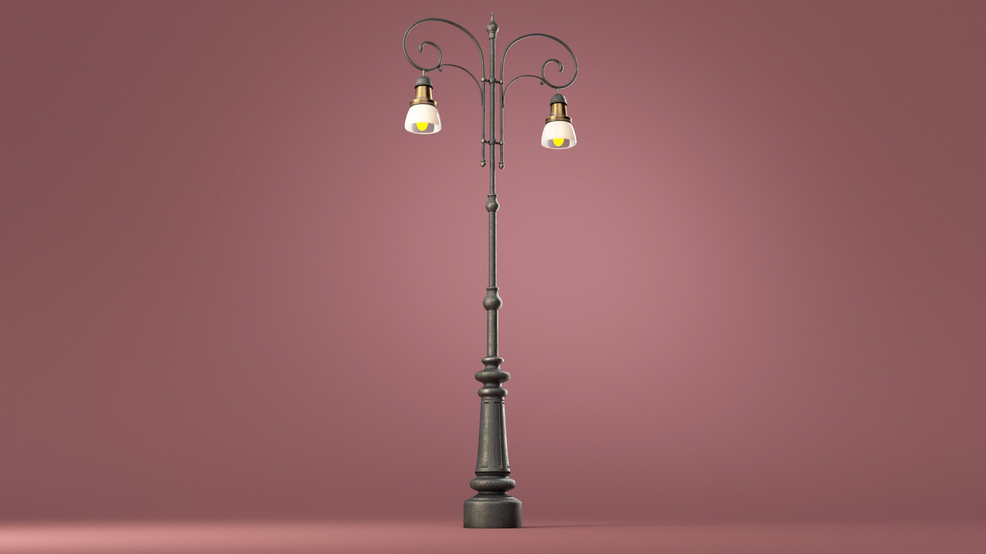 3D Street Lamp Model - TurboSquid 1479159