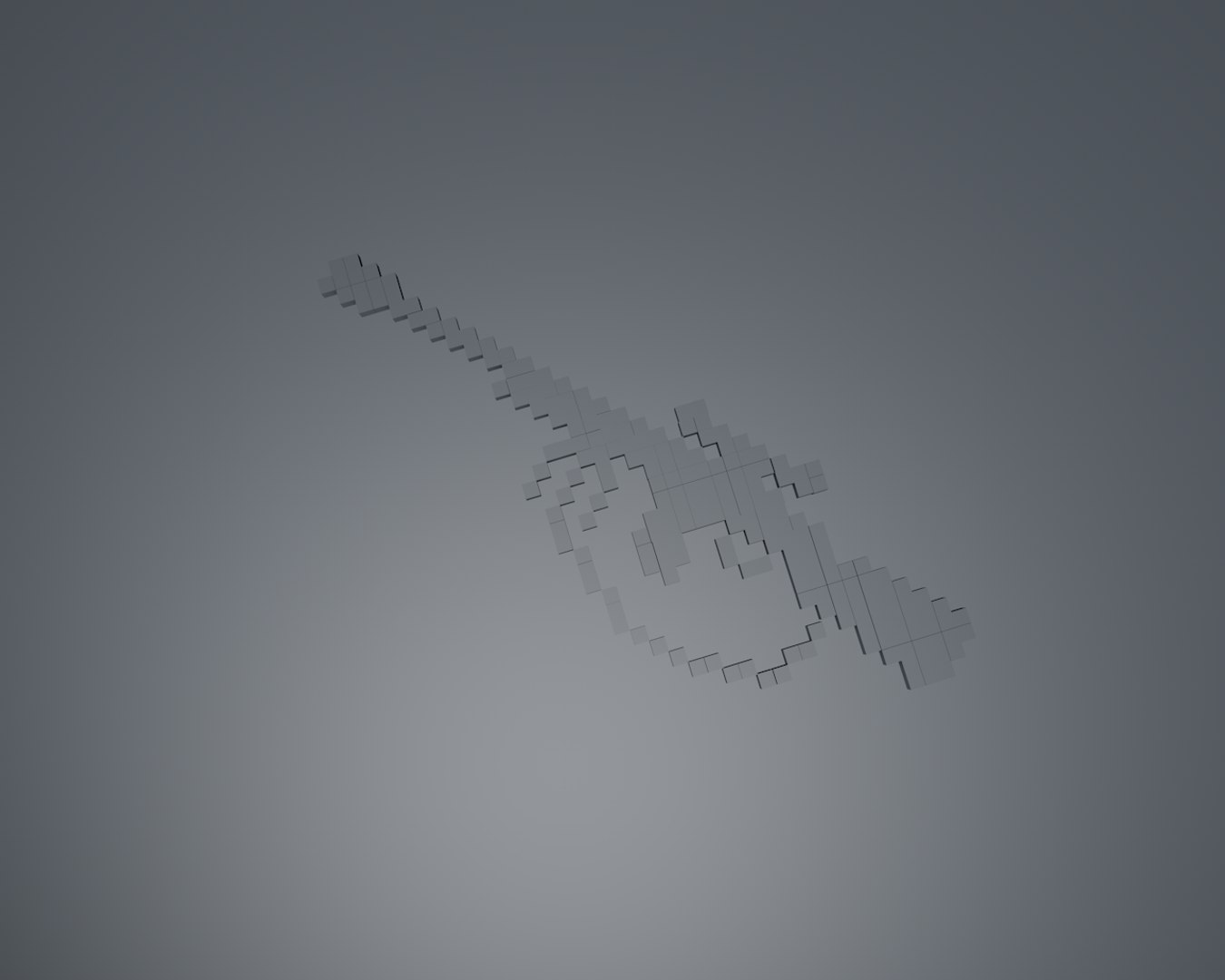 Sniper Pixel 3D - TurboSquid 1289046