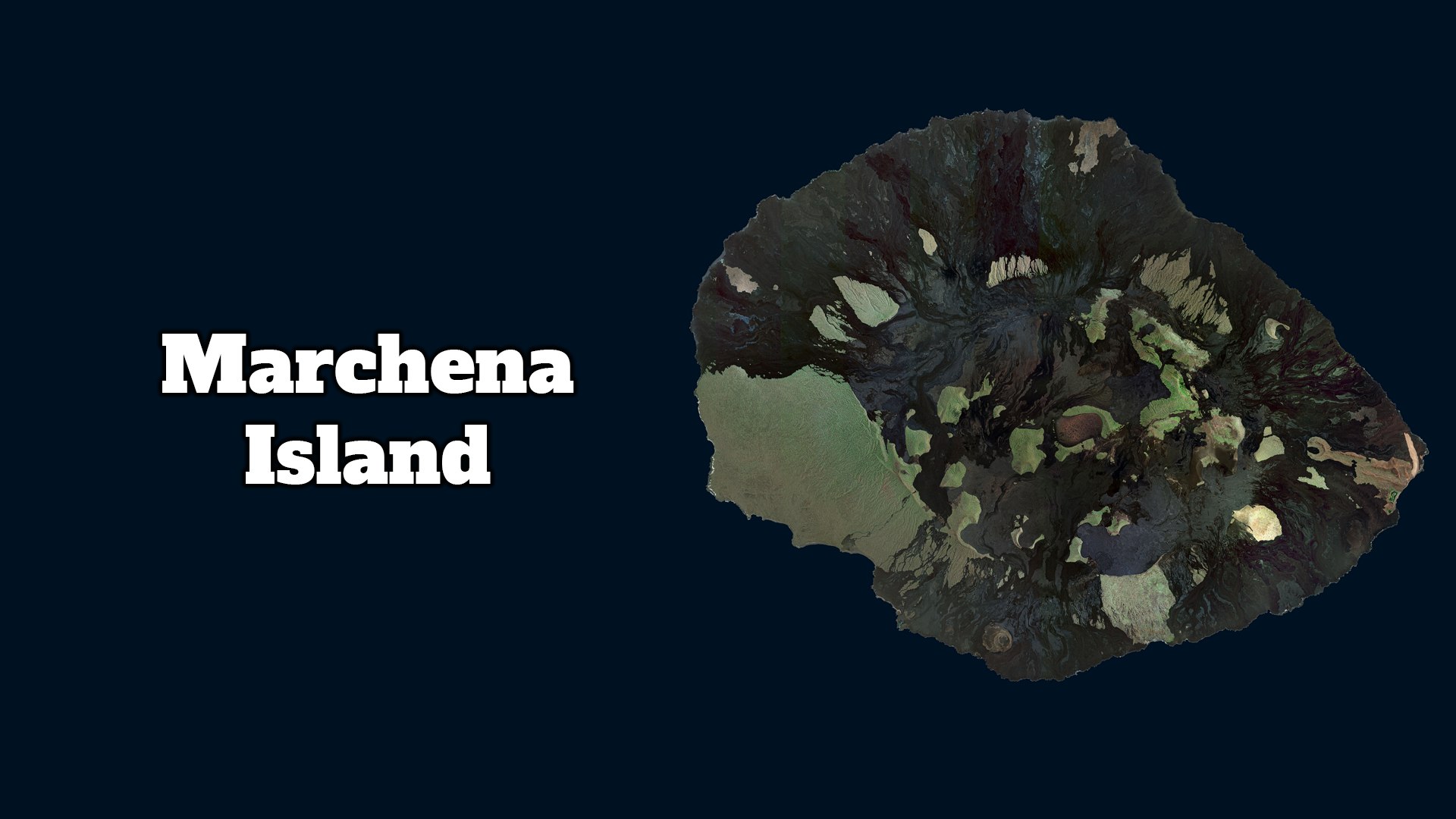 3D model Marchena Island Galapagos Archipelago Ecuador - TurboSquid 2069378