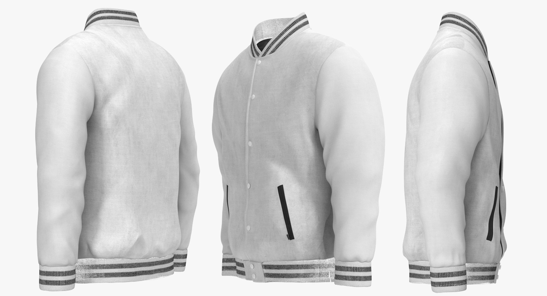 3D Baseball Jackets - TurboSquid 1179269