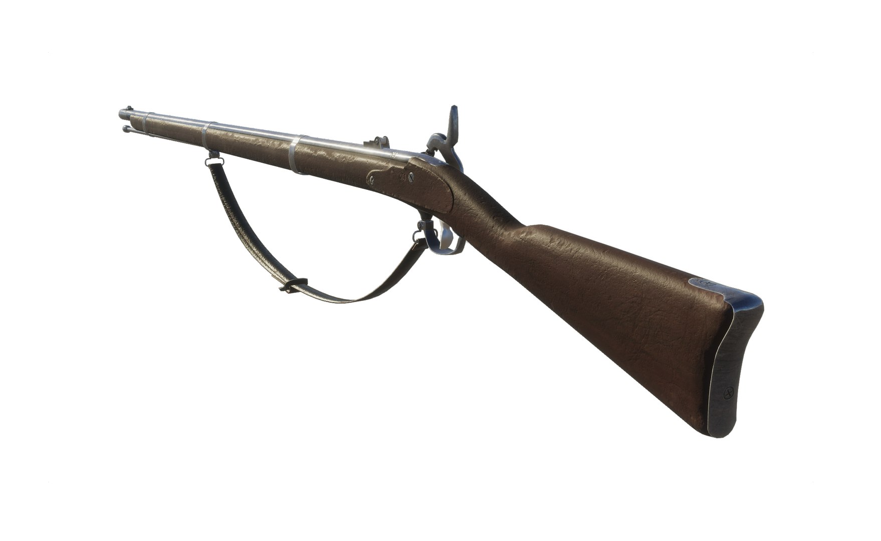 Springfield 1861 Rifle 3D Model - TurboSquid 1870946