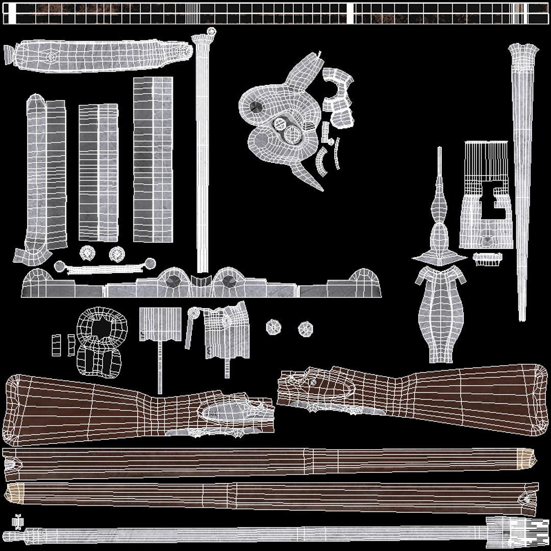 Springfield 1861 Rifle 3D Model - TurboSquid 1870946