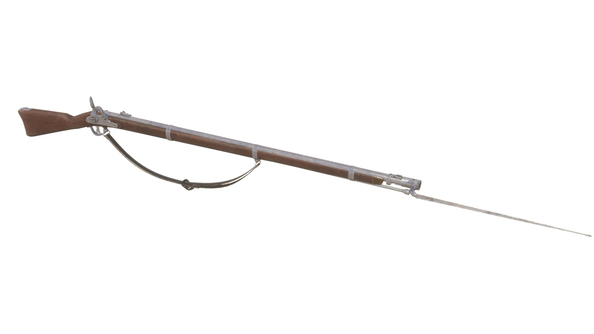 Springfield 1861 Rifle 3D Model - TurboSquid 1870946