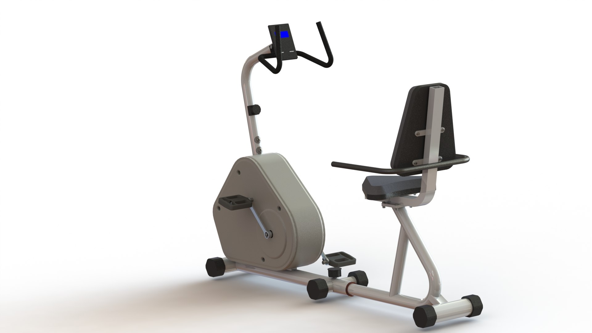 Recumbent bike 3D model - TurboSquid 1842643