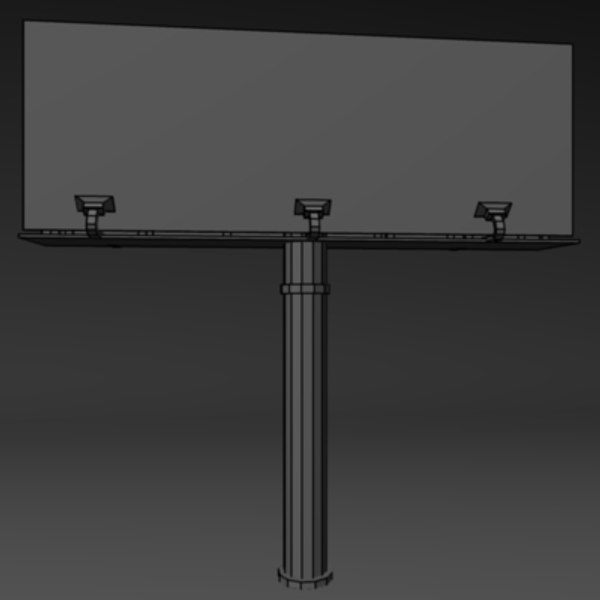 bill board billboard 3d dxf