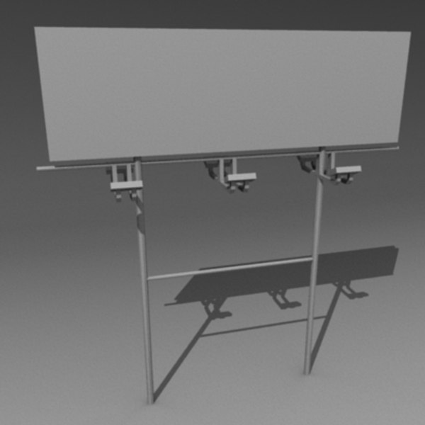 bill board billboard 3d dxf