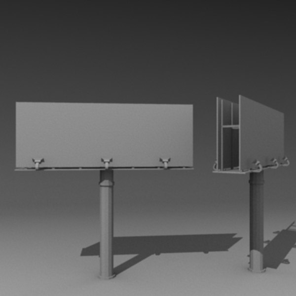 bill board billboard 3d dxf