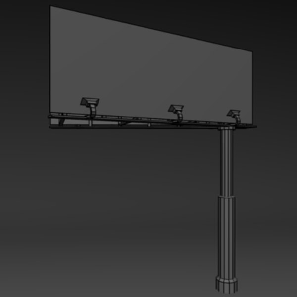 bill board billboard 3d dxf