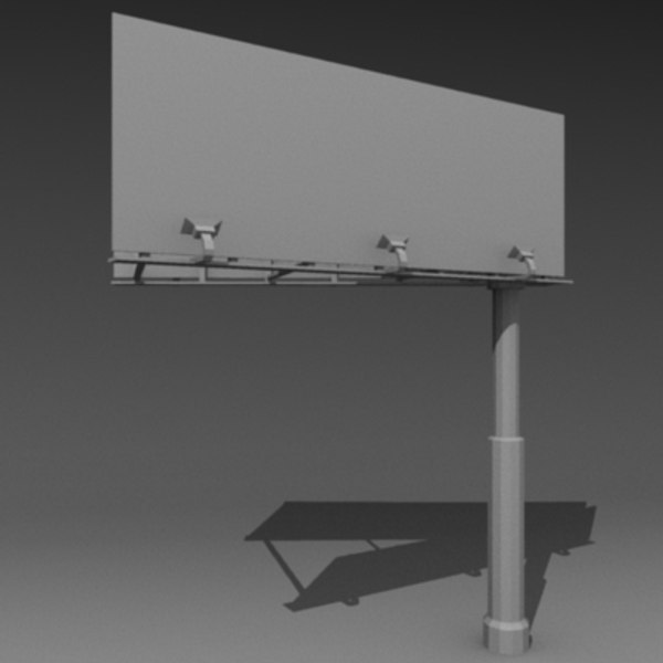 bill board billboard 3d dxf