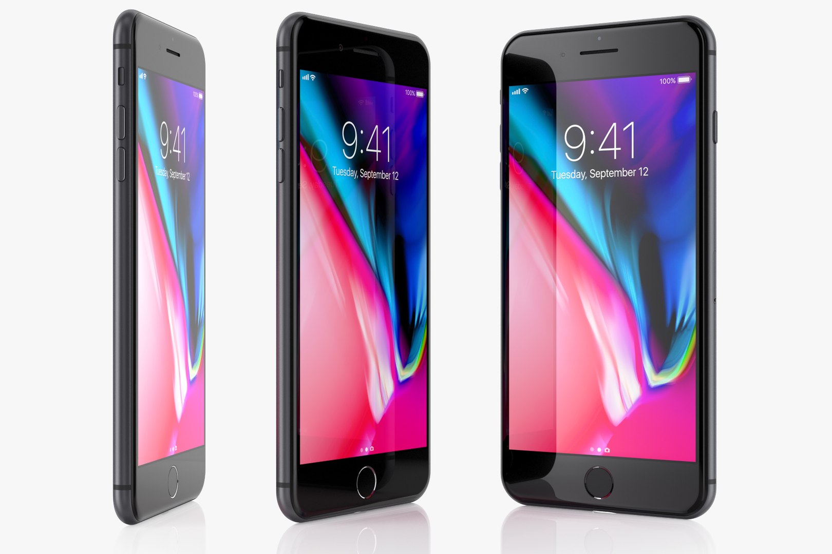 Apple Iphone 8 Colors 3D - TurboSquid 1209281