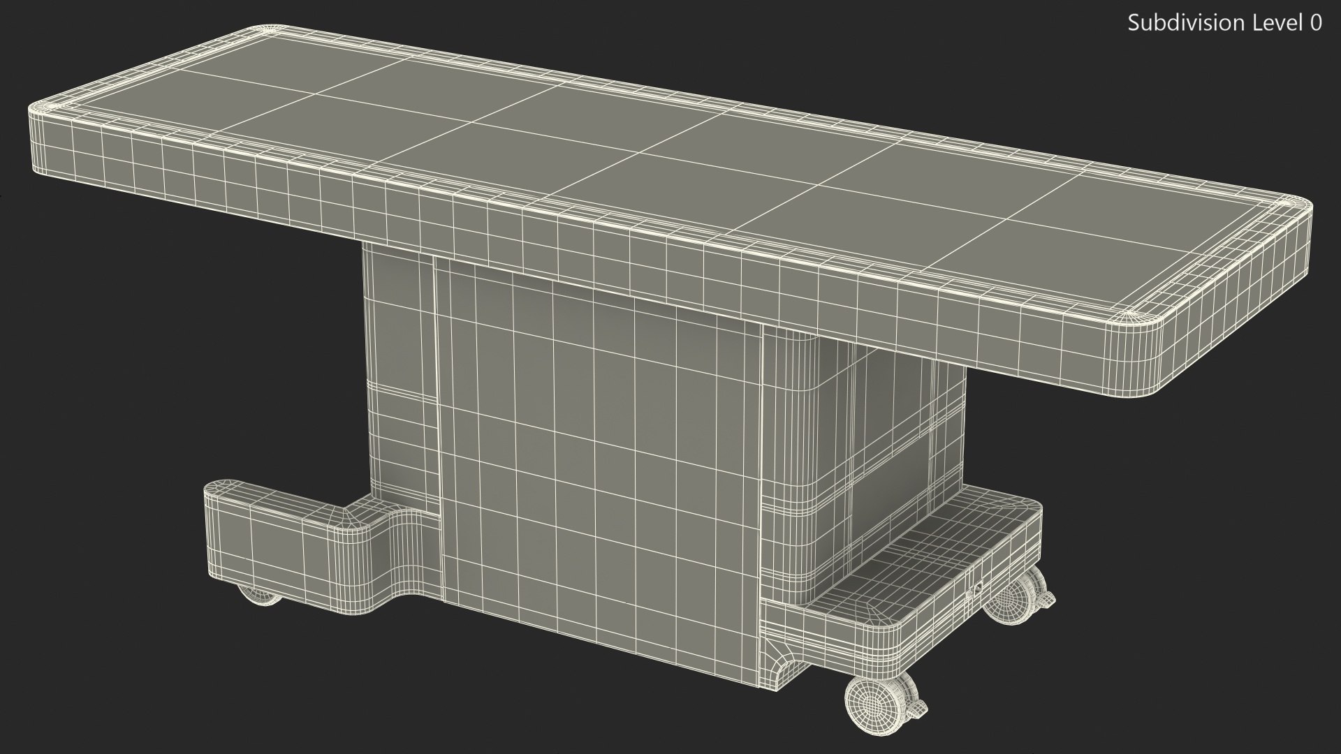 Horizontal Interactive Table with Display The Brain Device 3D ...
