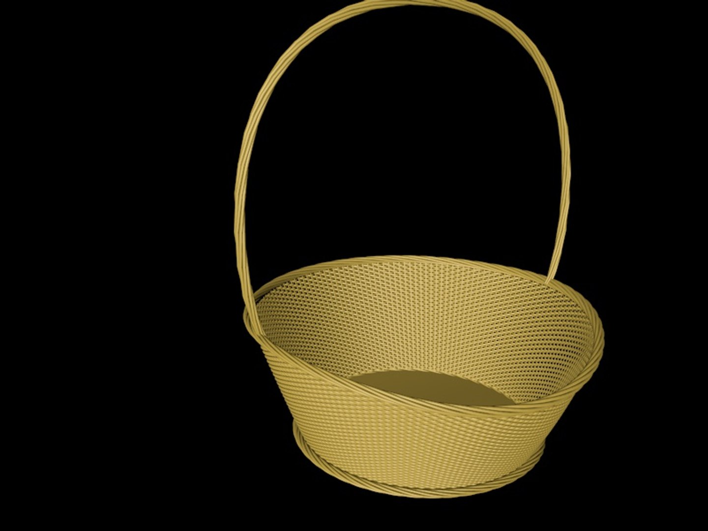 bamboo basket c4d
